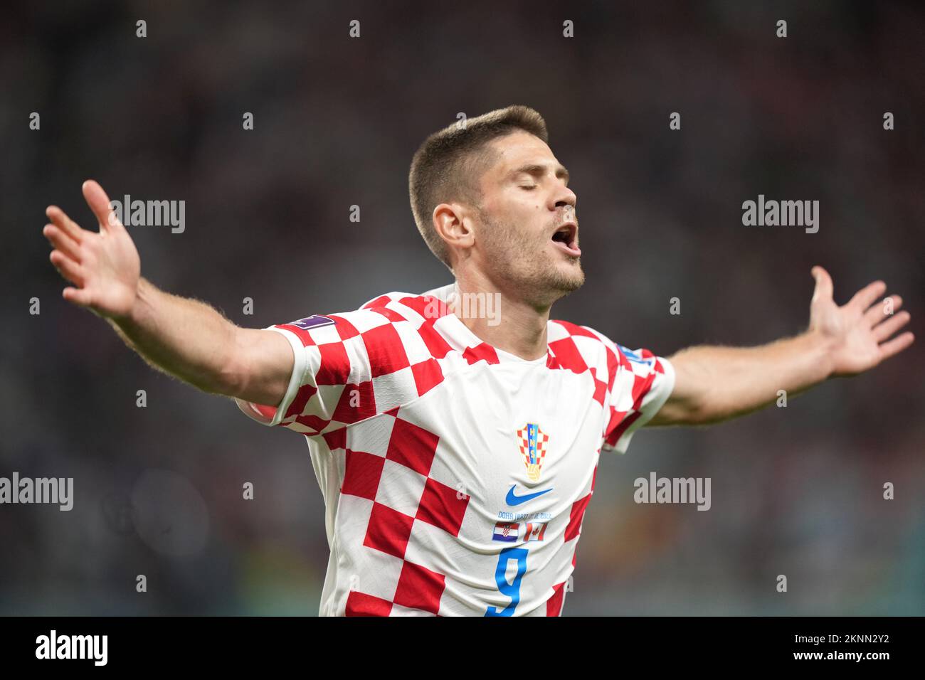 November 27, 2022, Doha, Qatar: Croatia forward ANDREJ KRAMARIC ...
