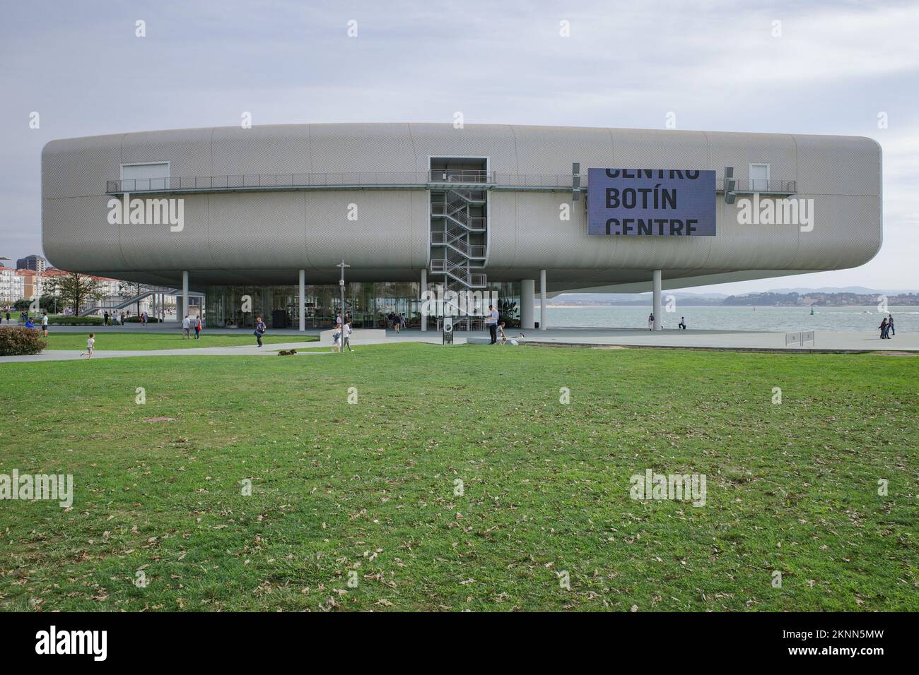 Santander, Spain - 31 Oct, 2022: Exterior of the Centro Botin art and ...