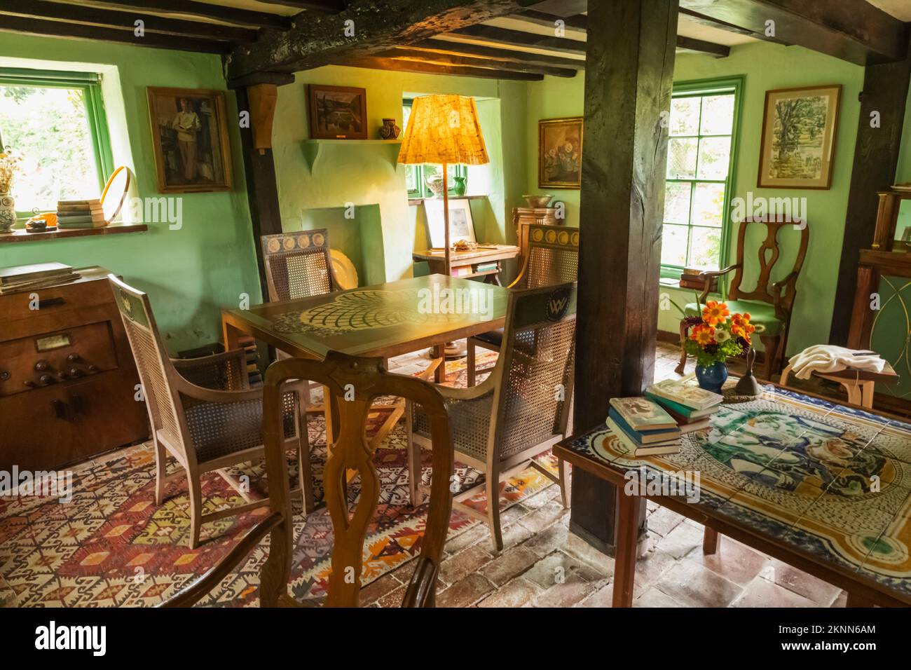 England, East Sussex, Lewes, Rodmell Village, Monk's House the Former ...