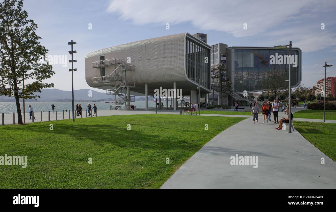 Santander, Spain - 31 Oct, 2022: Exterior of the Centro Botin art and ...