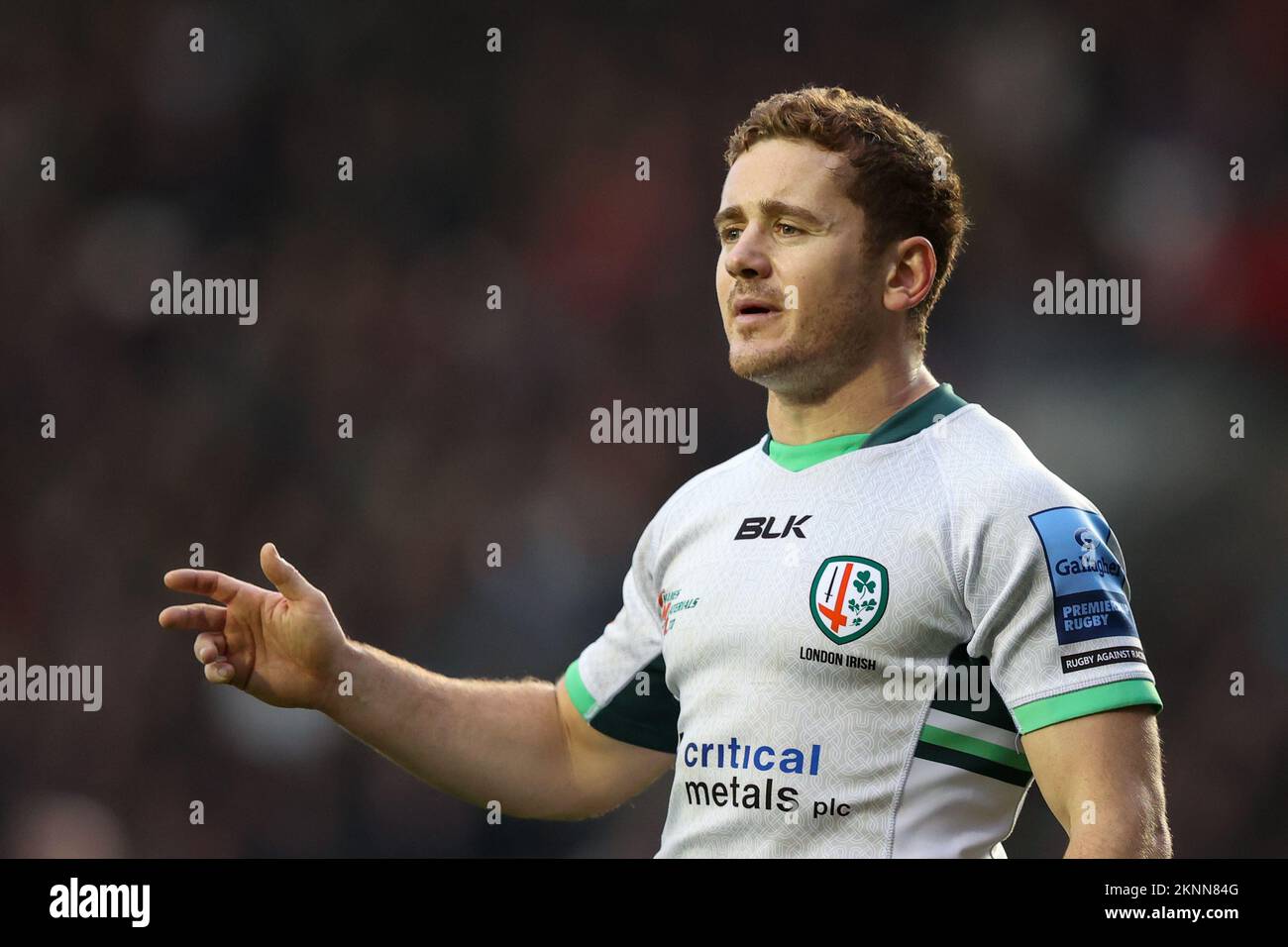 Paddy Jackson of London Irish during the Gallagher Premiership match ...