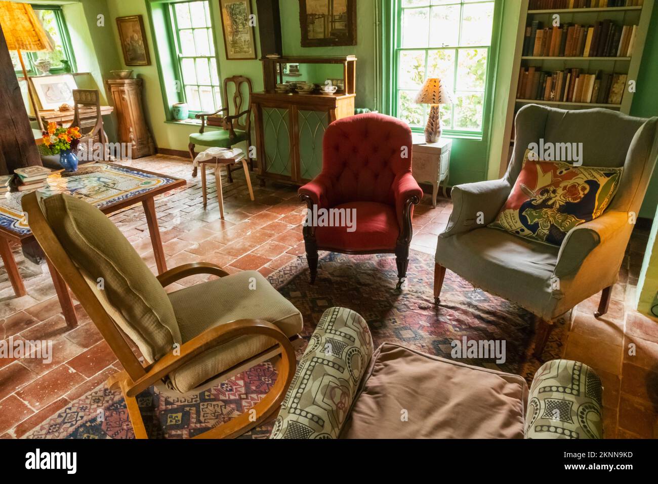 England, East Sussex, Lewes, Rodmell Village, Monk's House the Former ...