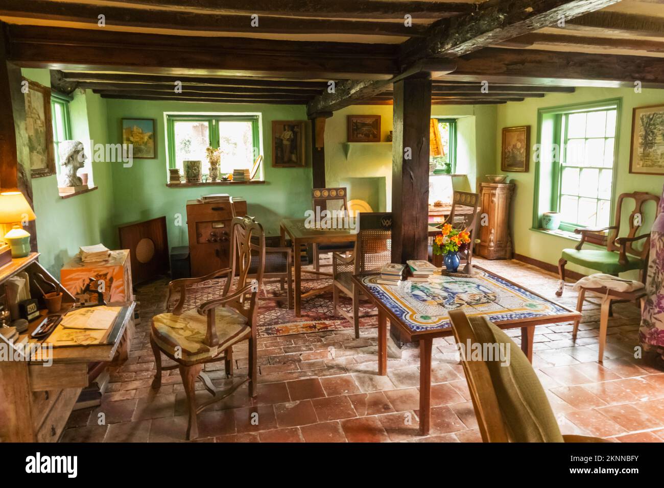 England, East Sussex, Lewes, Rodmell Village, Monk's House the Former ...