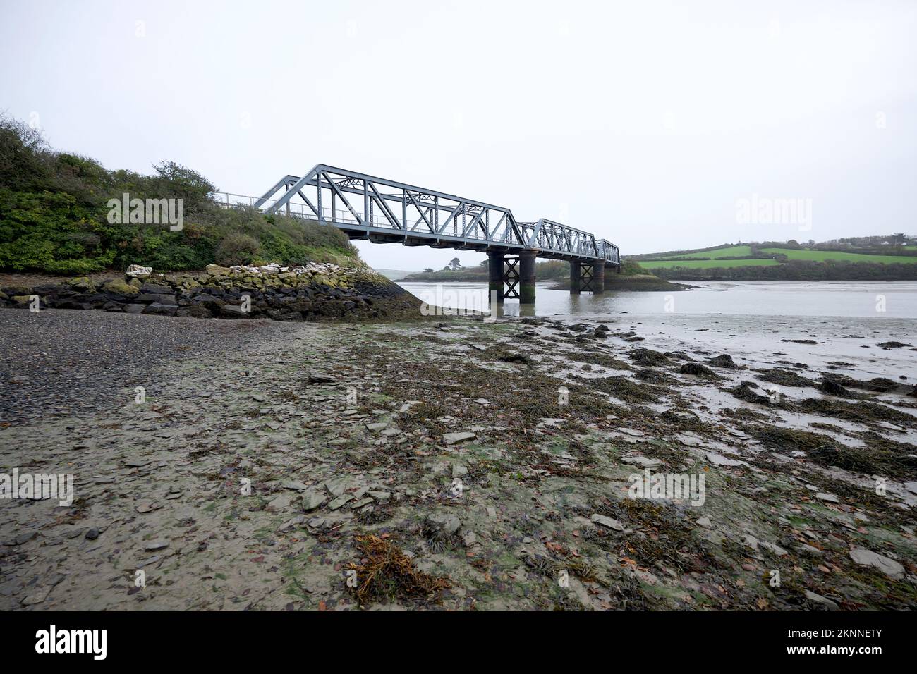 Padstow Cornwall UK 11 27 2022 Little Petherick Creek built 1899 three ...