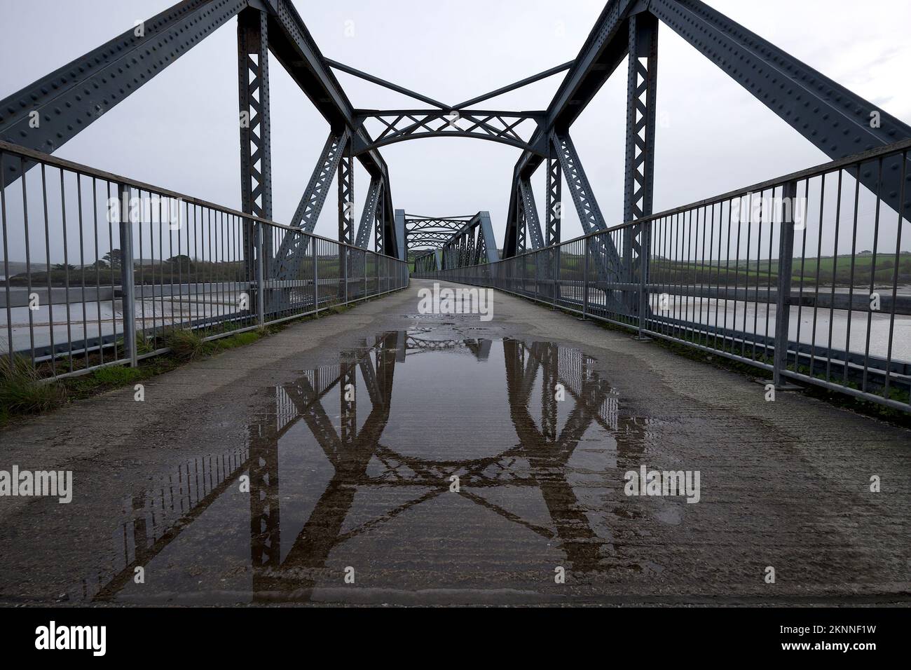 Padstow Cornwall UK 11 27 2022 Little Petherick Creek built 1899 three ...