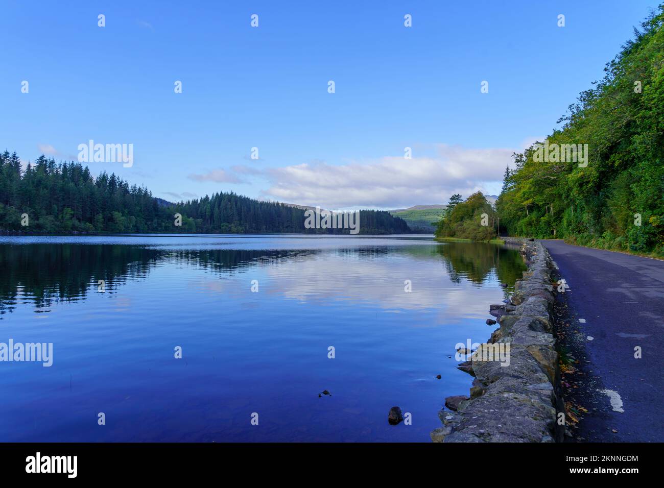 View of Loch Ard, in Loch Lomond and the Trossachs National Park ...