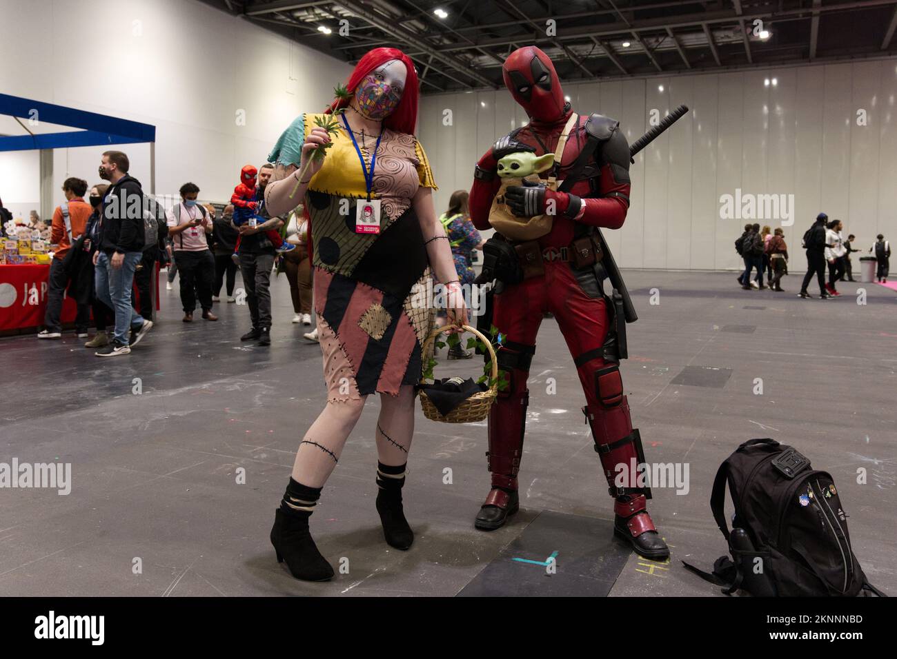deadpool cosplay at MCM Comic Con in London Stock Photo - Alamy