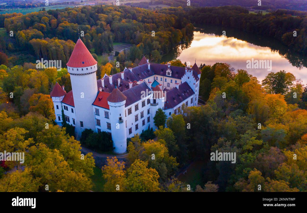 Konopiste castle, Benesov, Czech Republic Stock Photo - Alamy