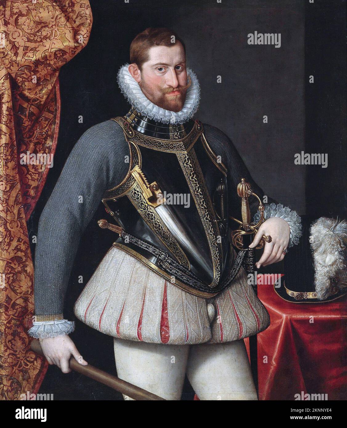 Portrait of Rudolf II by Martino Rota. Rudolf II, Holy Roman Emperor ...