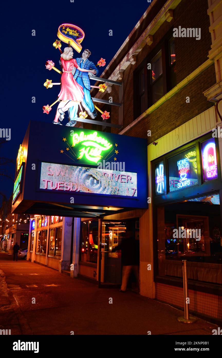 Blueberry Hill Theater, St Louis Stock Photo - Alamy