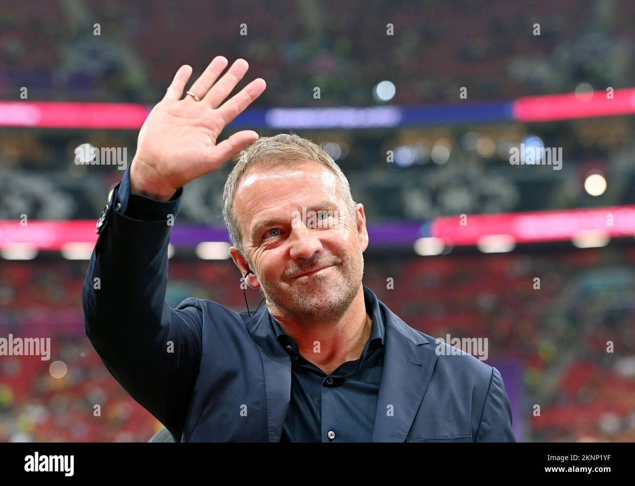 coach/Bundescoach Hans-Dieter "Hansi" FLICK (GER) waves, waving ...