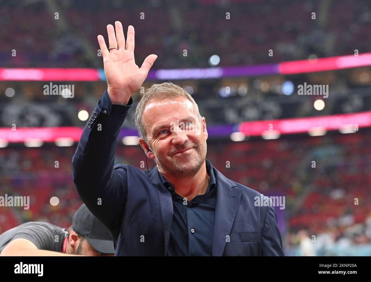 coach/Bundescoach Hans-Dieter "Hansi" FLICK (GER) waves, waving ...