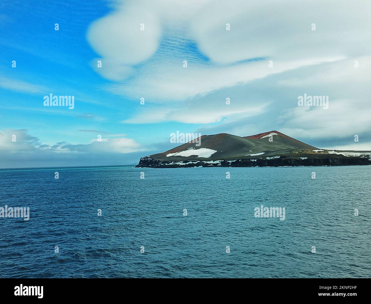 mikkelsen harbour,d'hainaut,antarctic peninsula,icy mountains in ...