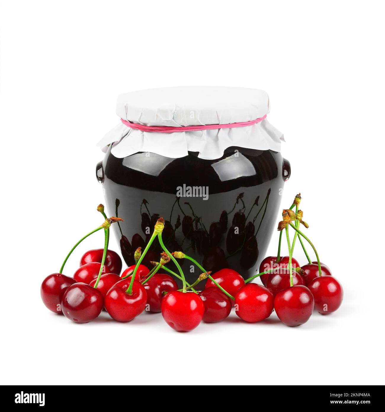 Red cherry ingredient jam hi-res stock photography and images - Alamy