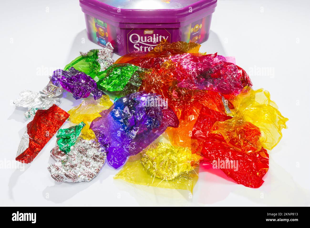 Empty sweet wrappers hi-res stock photography and images - Alamy