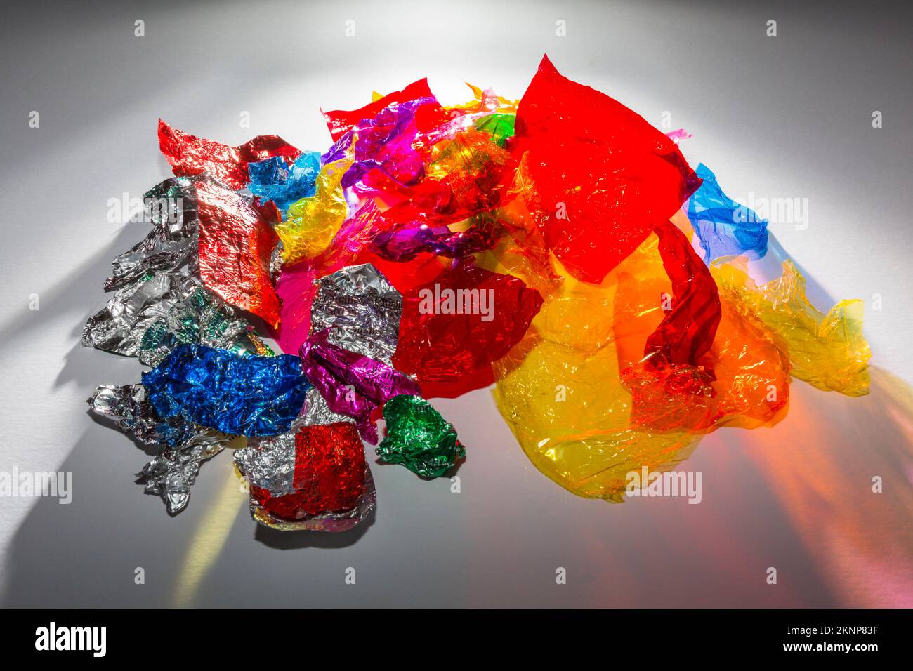 Empty sweet wrappers hi-res stock photography and images - Alamy