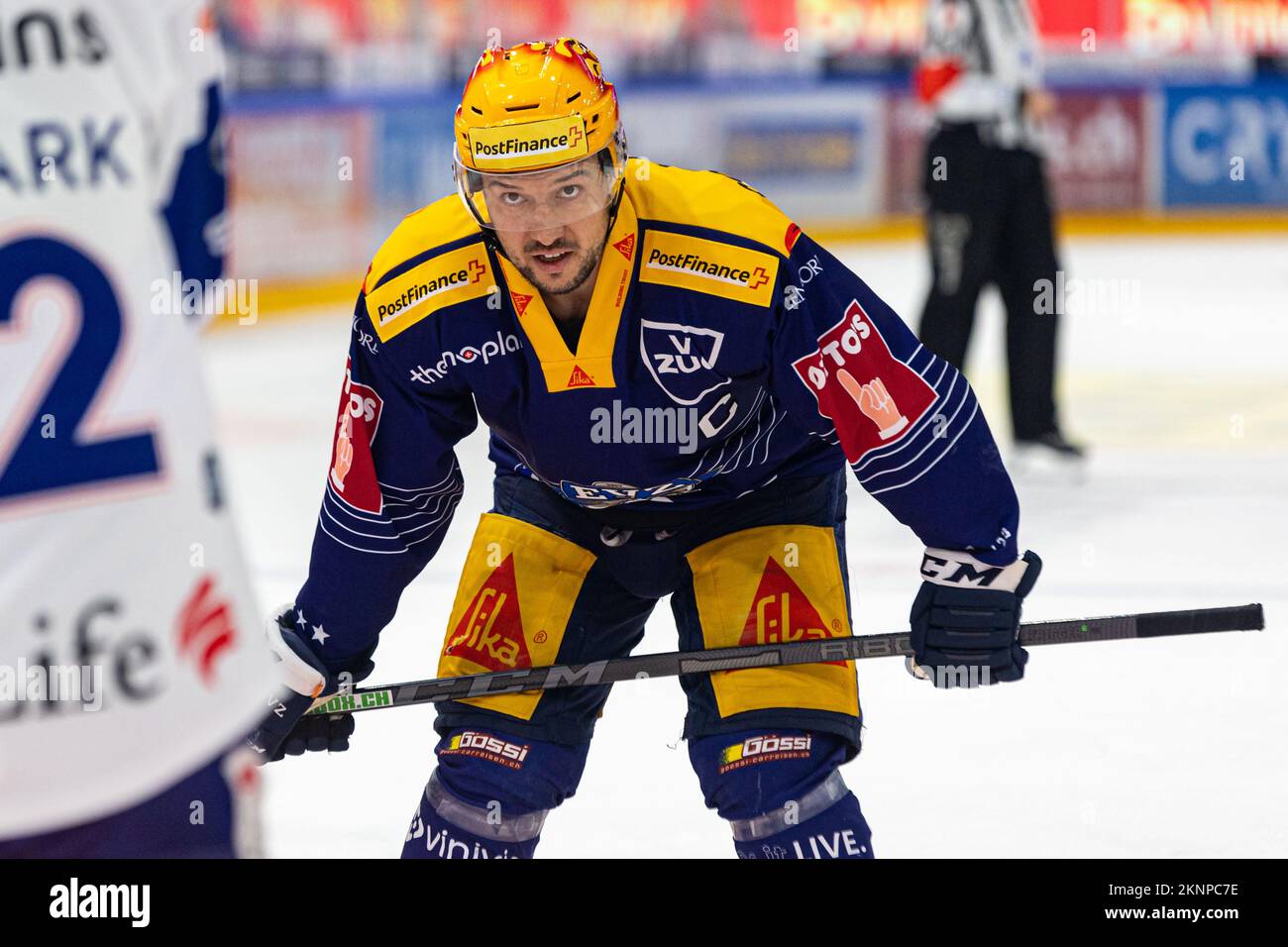PostFinance top scorer Jan Kovar (EV Zug) during the National League ...