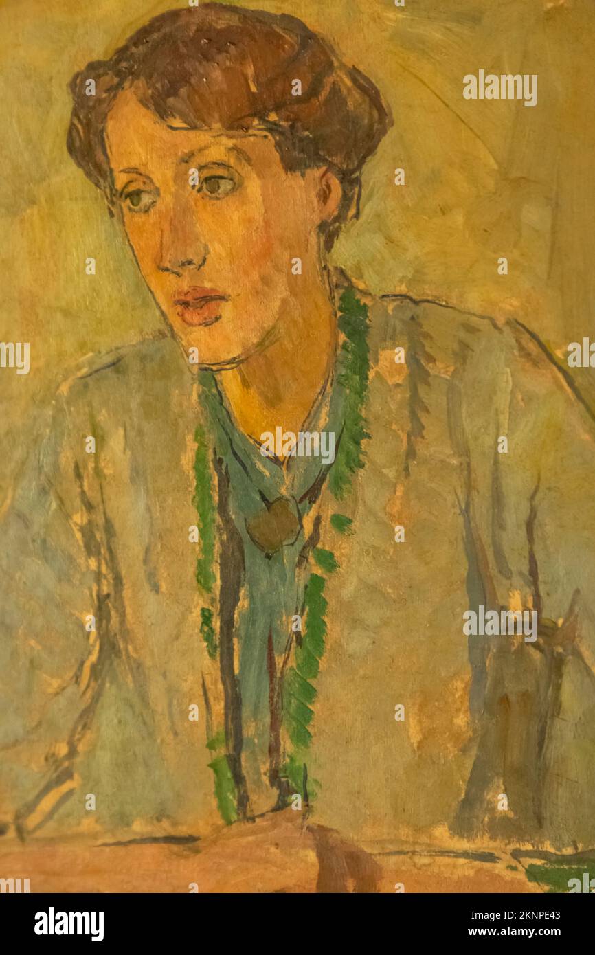 England, East Sussex, Lewes, Rodmell Village, Monk's House the Former ...