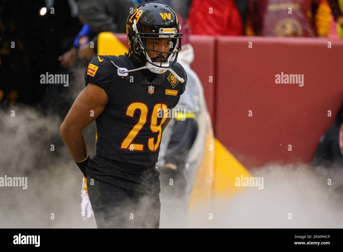 Landover, MD, USA. 27th Nov, 2022. Washington Commanders cornerback ...