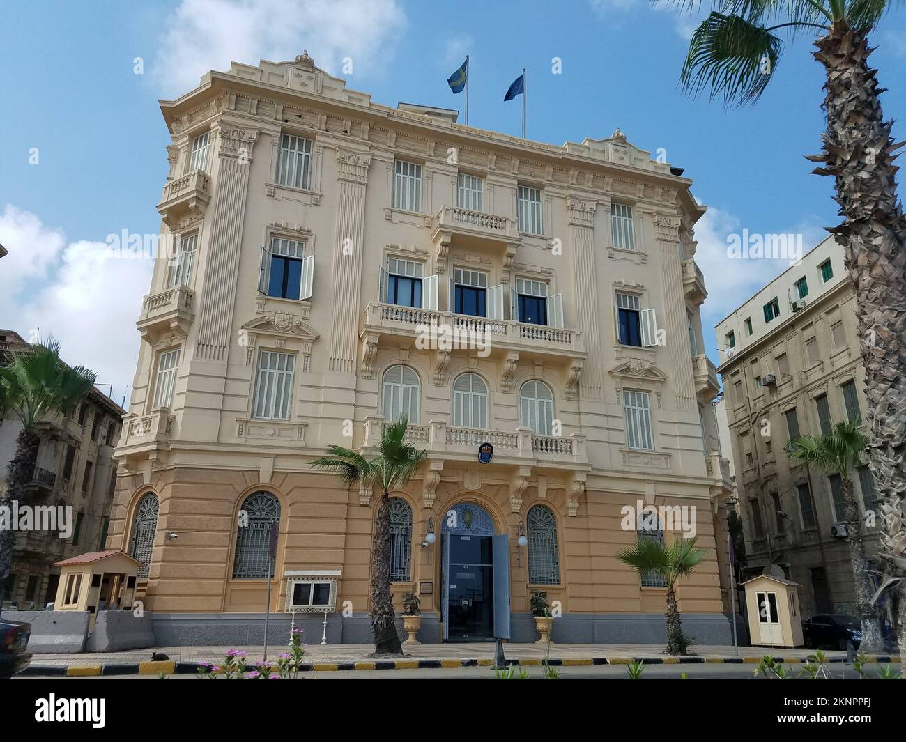 The view of the Swedish Institute Alexandria in a sunny weather Stock ...