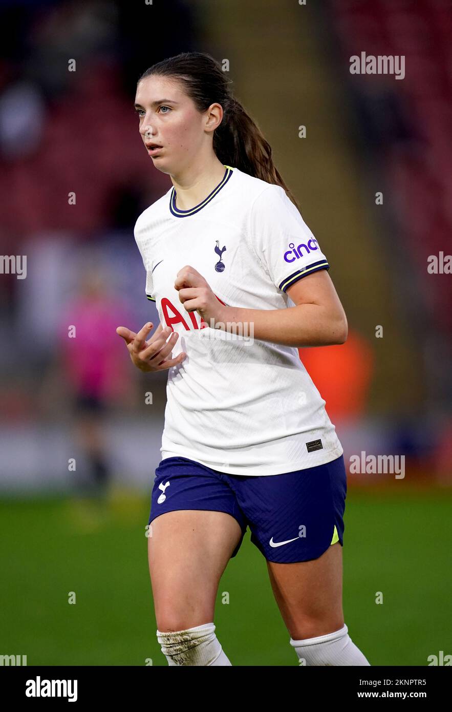 Tottenham Hotspur's Ella Houghton during FA Women's Continental League ...