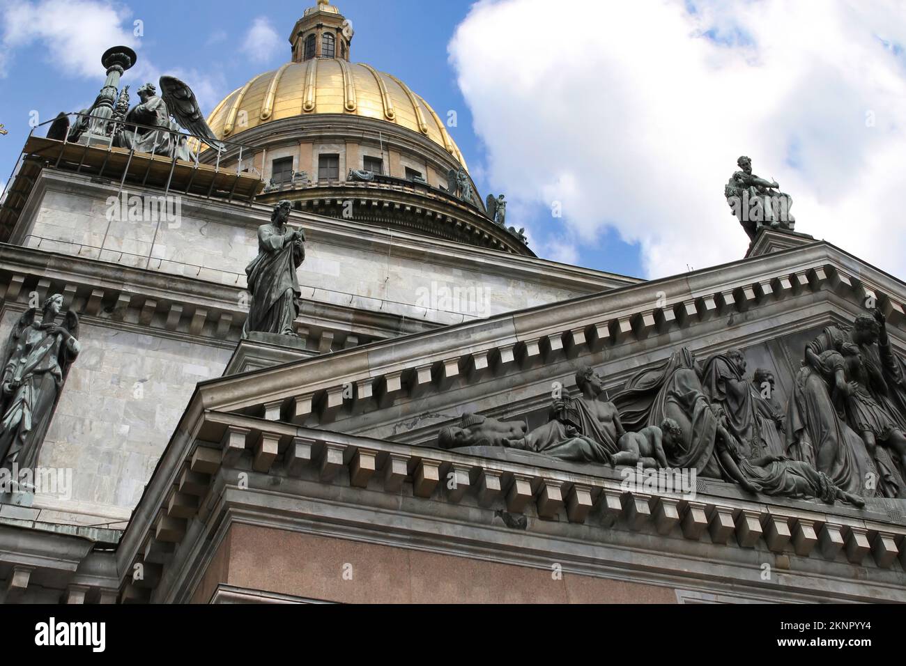 St. Isaac's Cathedral is an example of Russian neoclassicism built ...