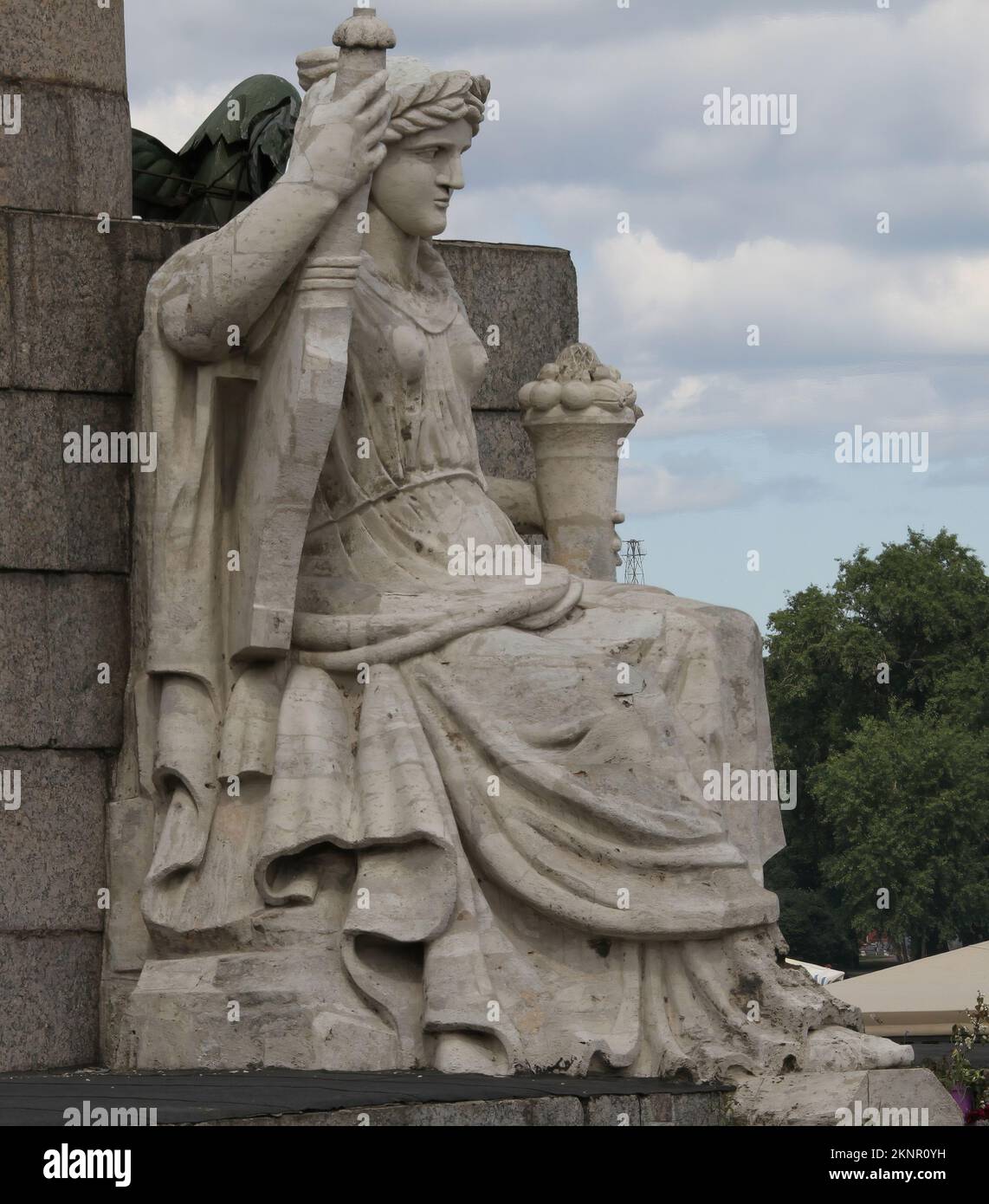 The two Rostrate Columns of St. Petersburg (or Rostral Columns) are ...