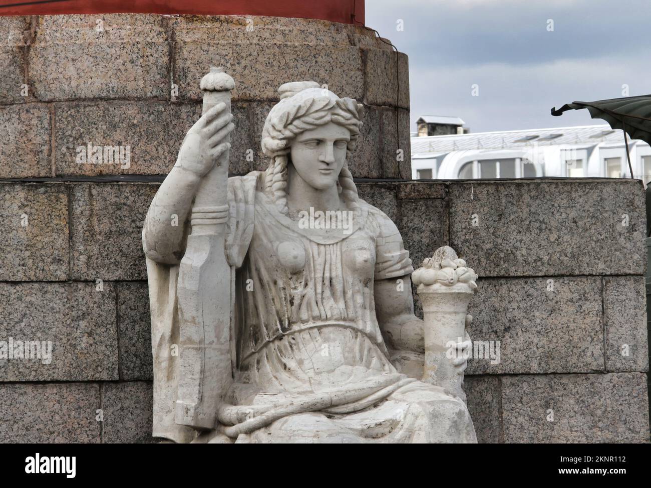 The two Rostrate Columns of St. Petersburg (or Rostral Columns) are ...