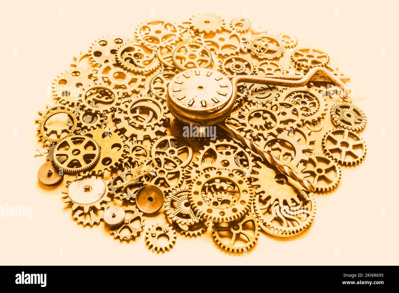 Decorative cog wheel gear mechanism hi-res stock photography and images ...