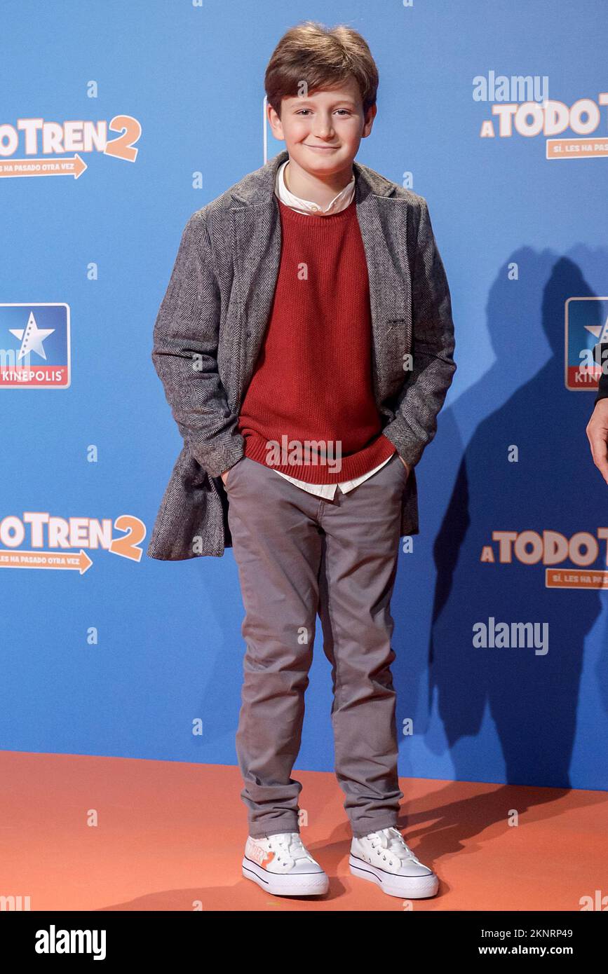 Eneko Otero attends the film photocall for "A Todo Tren 2". November 26 ...