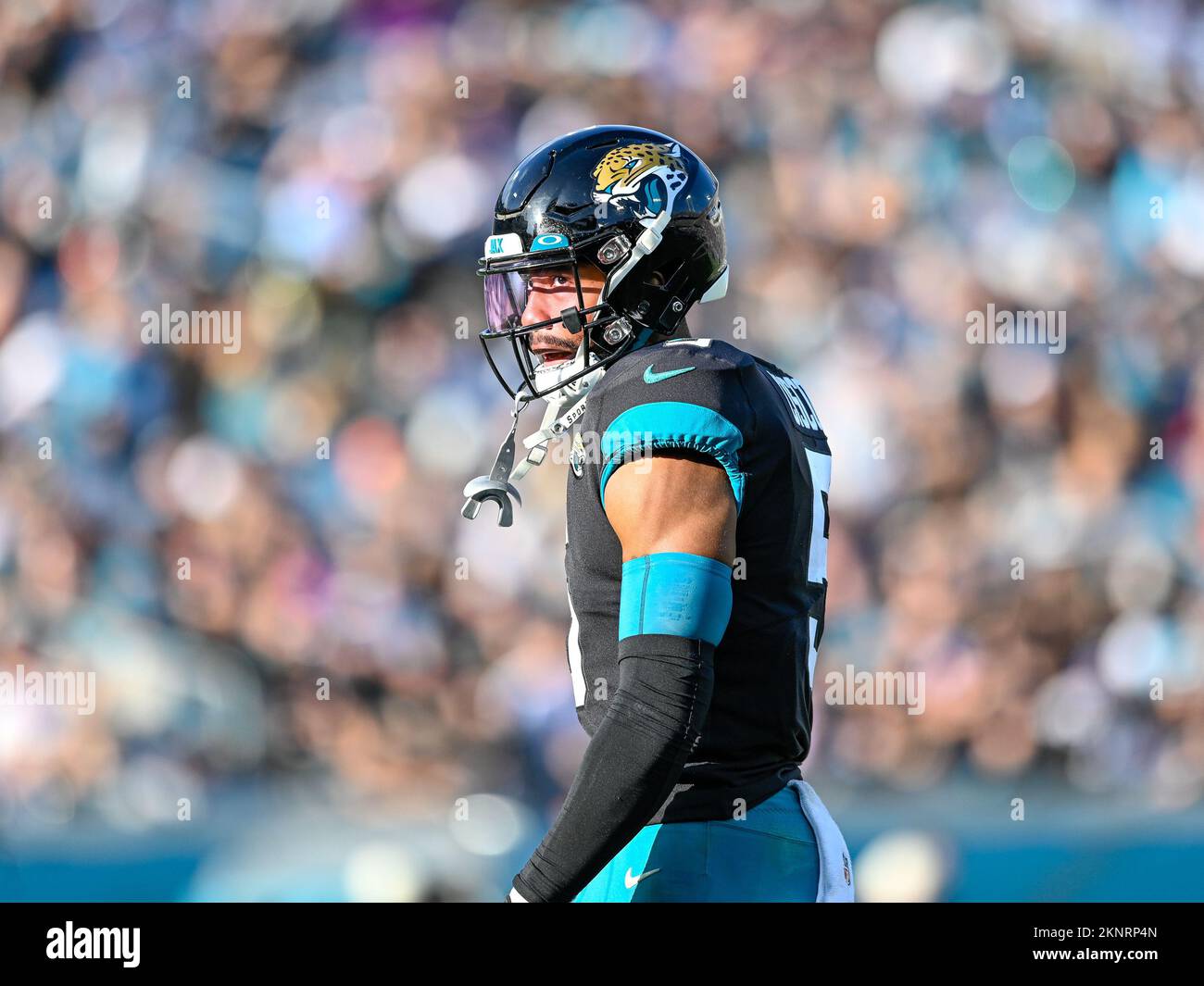 Jacksonville, FL, USA. 27th Nov, 2022. Jacksonville Jaguars safety ...