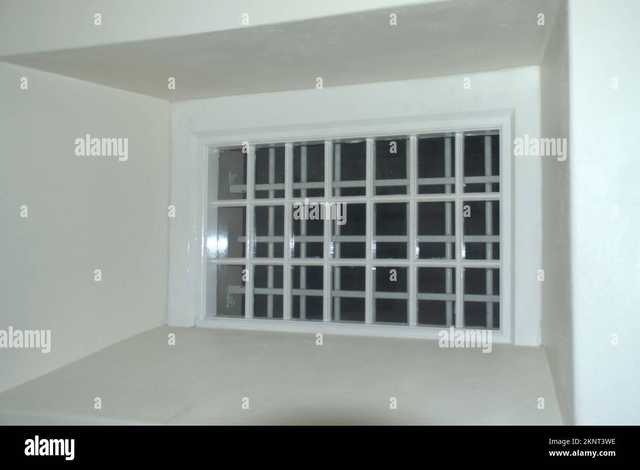 photo of a prison window inside a prison cell Stock Photo - Alamy