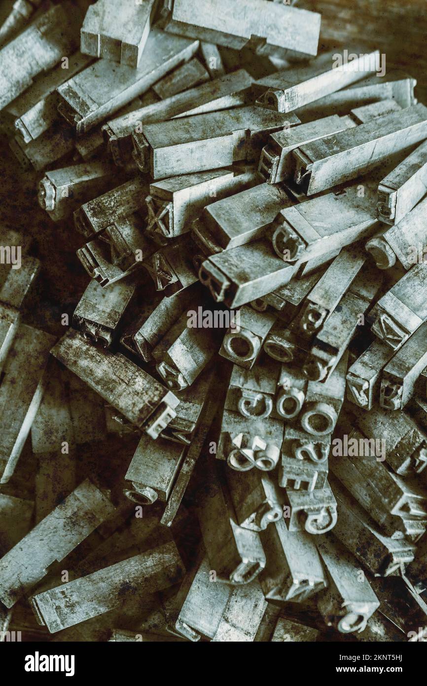 Industrial style alphabet letters numbers hi-res stock photography and ...