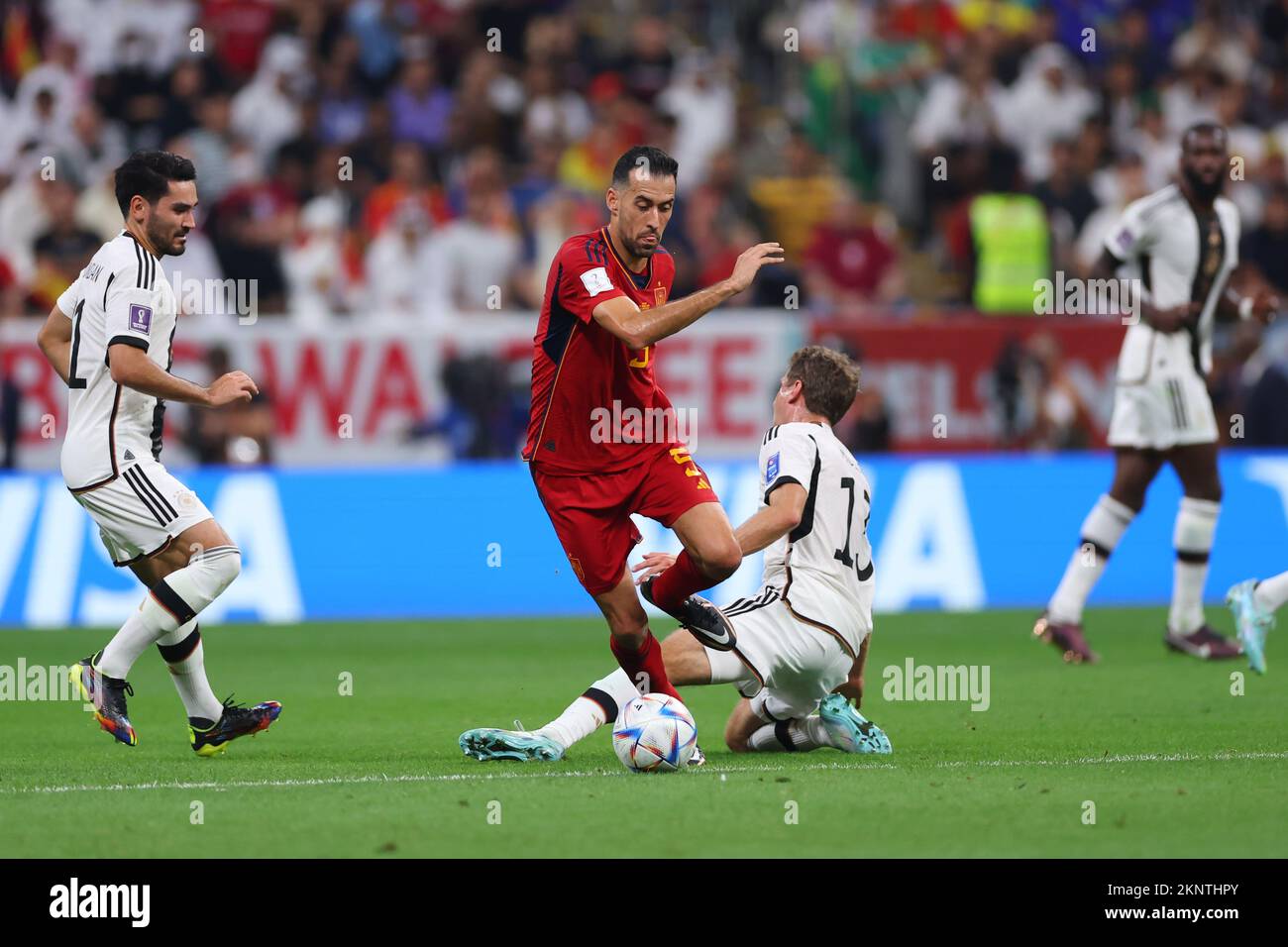 Al Khor, Qatar. 27th Nov, 2022. Sergio Busquets (ESP) Football/Soccer : FIFA World Cup Qatar ...