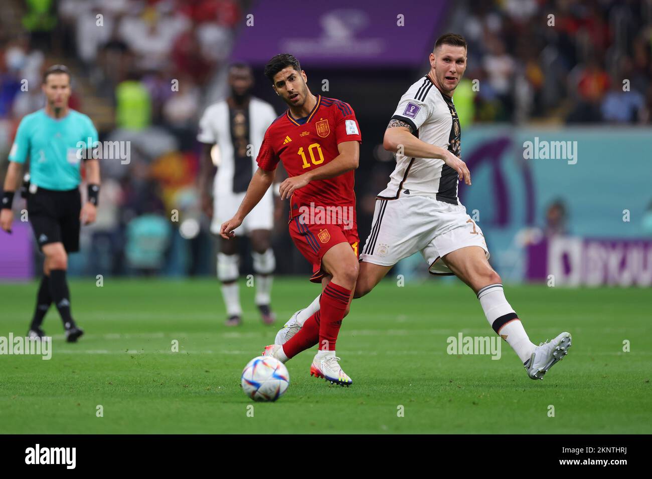 Al Khor, Qatar. 27th Nov, 2022. Marco Asensio (ESP) Football/Soccer ...