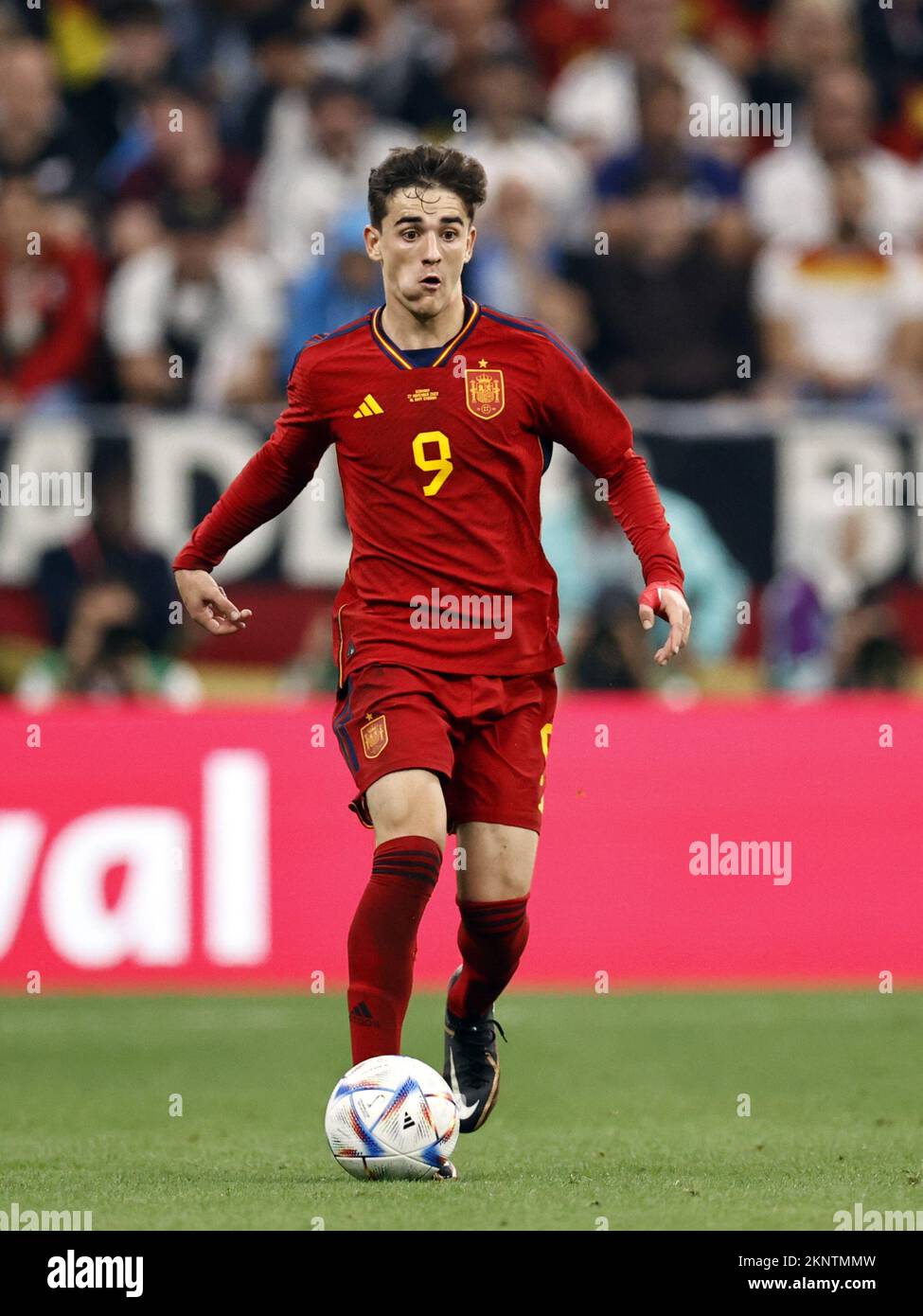 Al Khor, Qatar. 27th Nov, 2022. AL KHOR - Pablo Gavi of Spain during ...