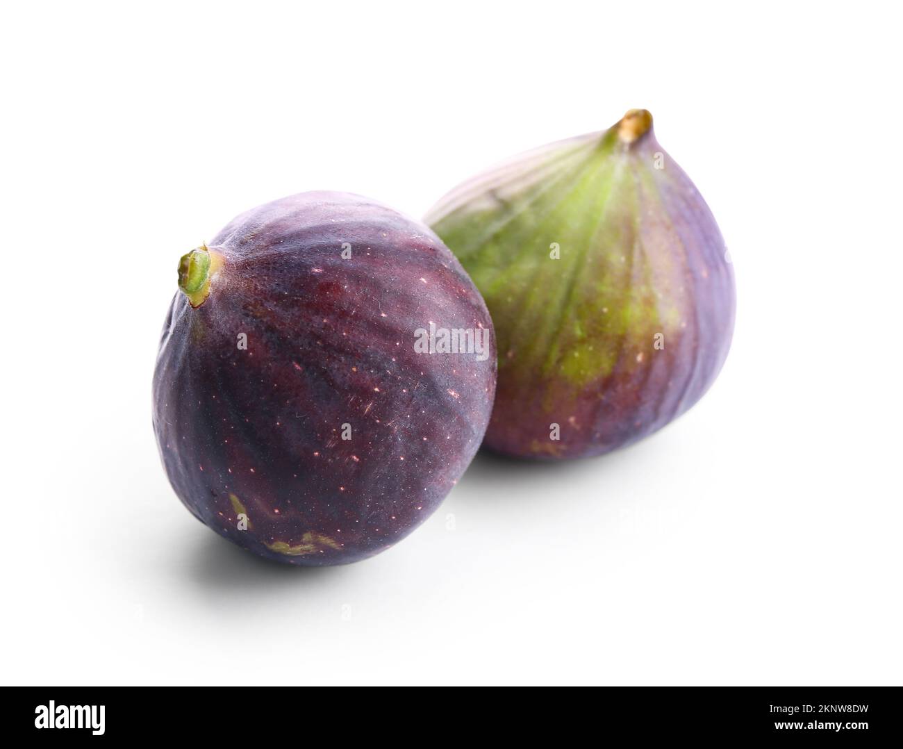 Fresh ripe figs isolated on white background Stock Photo - Alamy