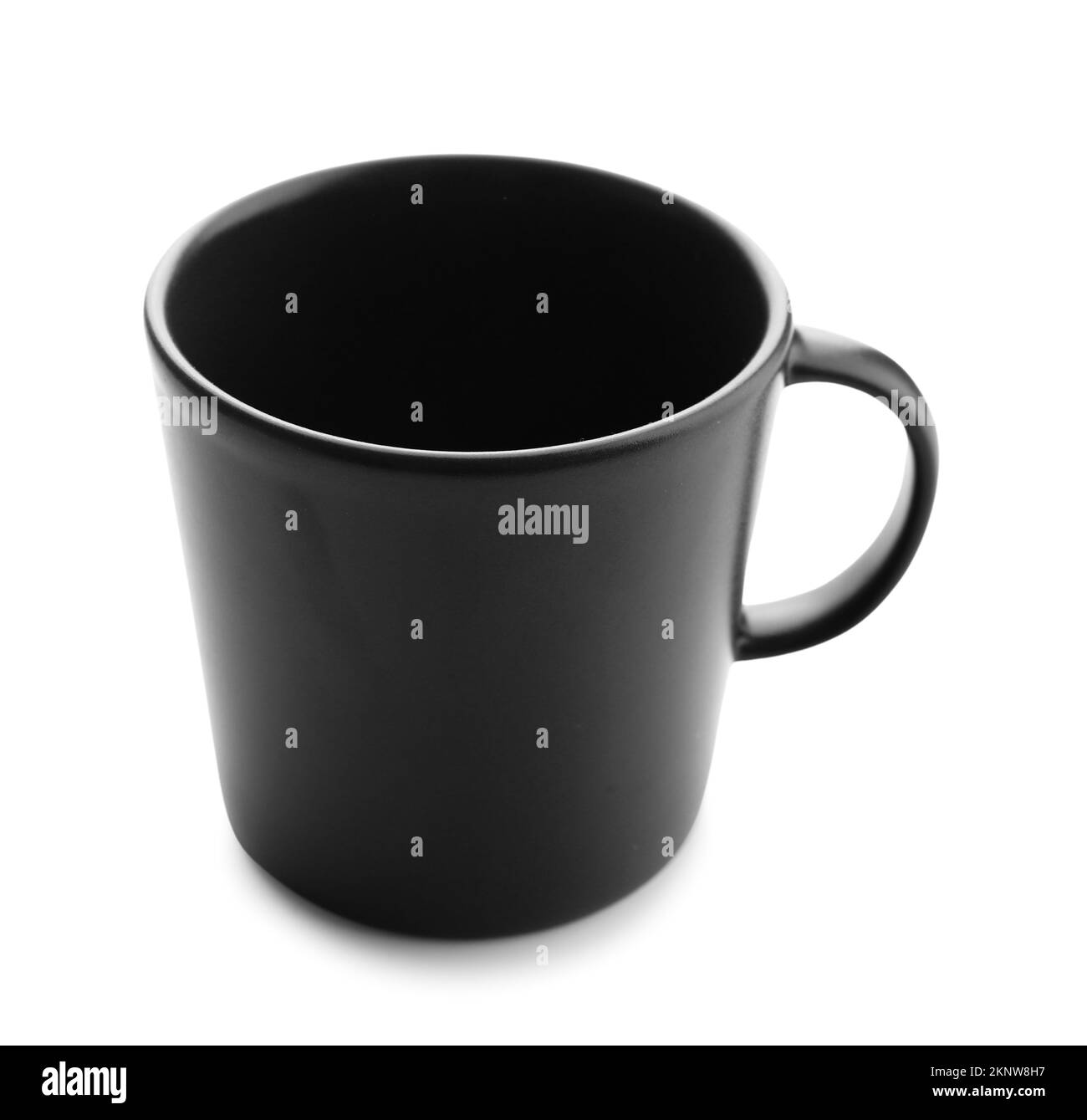 Serving cup black coffee on Black and White Stock Photos & Images - Alamy