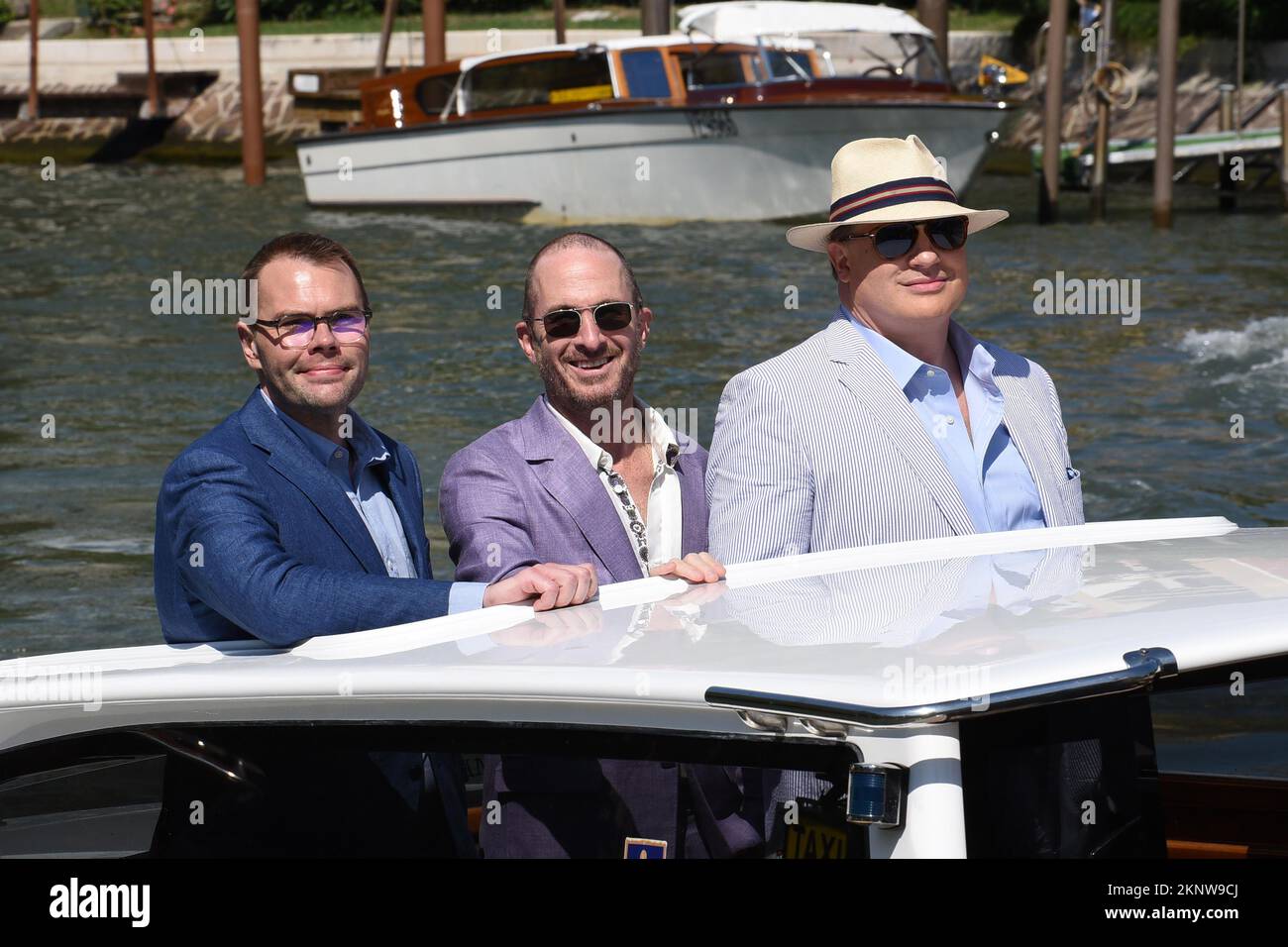 Venice 79, day 5 arrive at Darsena with The Wale cast In photo: Ty ...