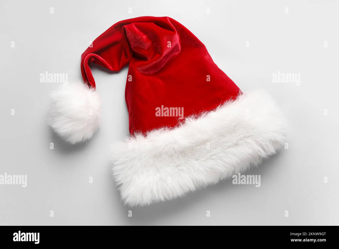 Santa hat isolated on white background Stock Photo - Alamy