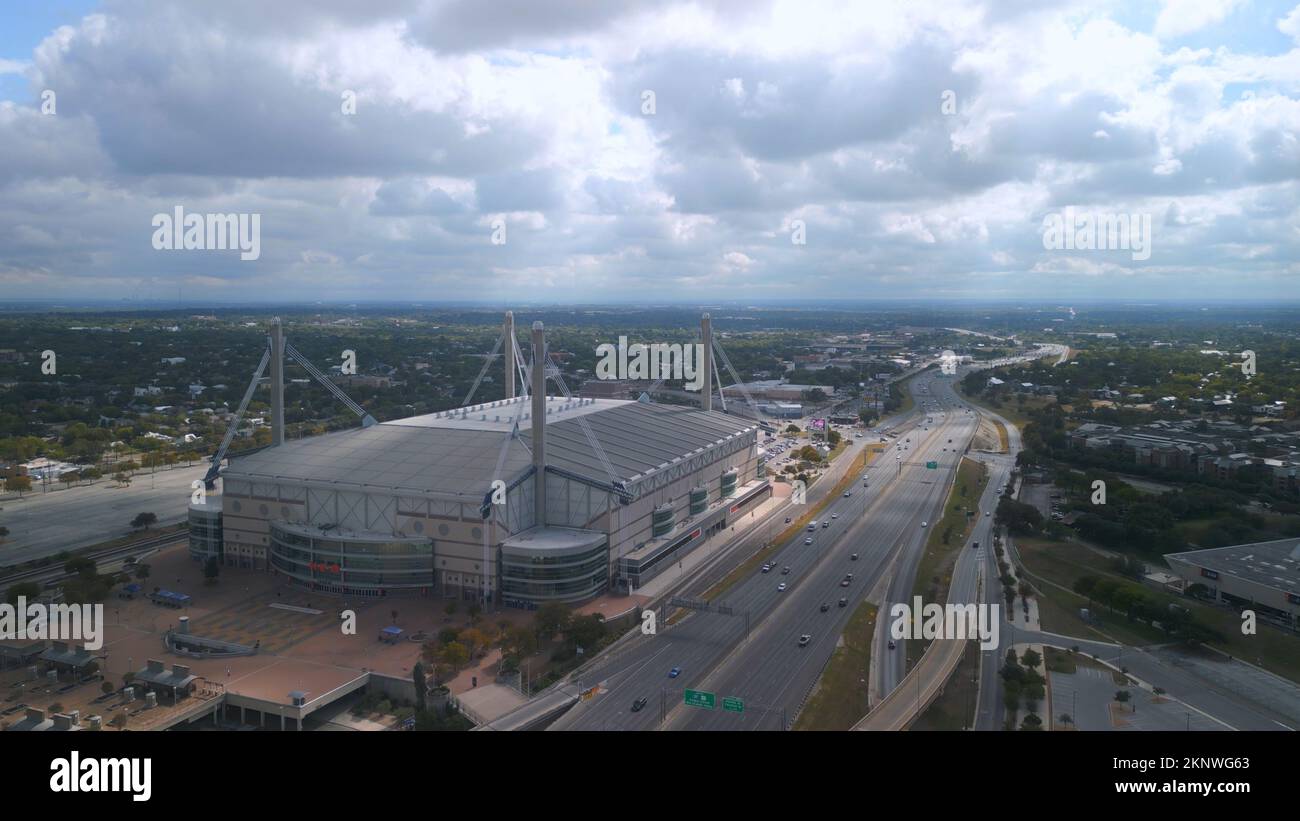 Alamodome Stadium in San Antonio Texas from above - SAN ANTONIO, UNITED ...