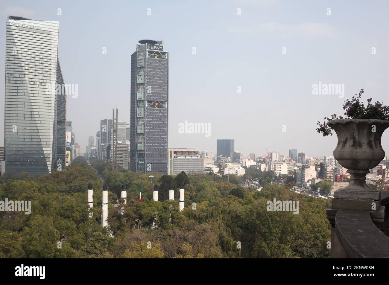 Views from Chapultepec Castle Stock Photo - Alamy
