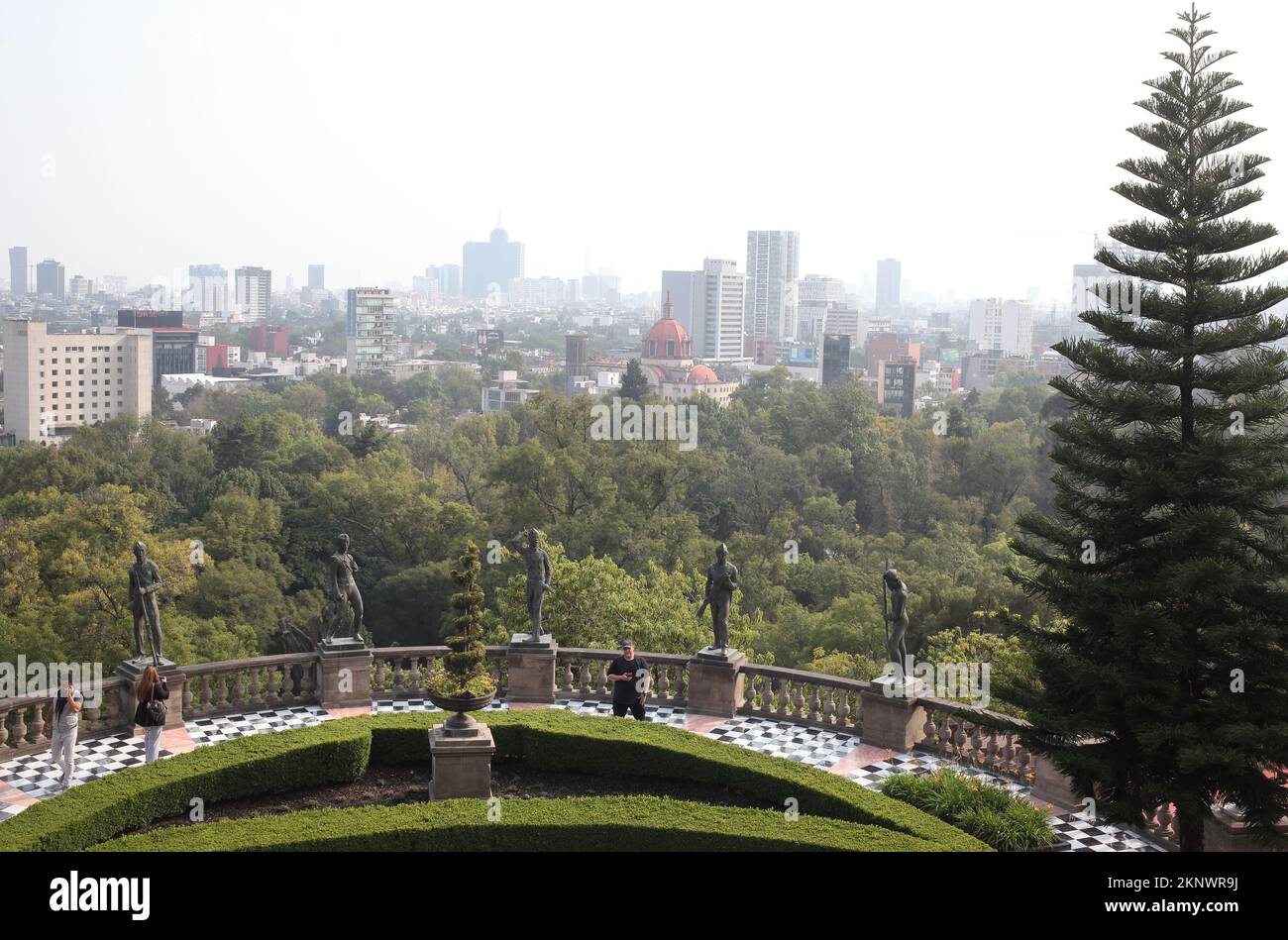 Views from Chapultepec Castle Stock Photo - Alamy