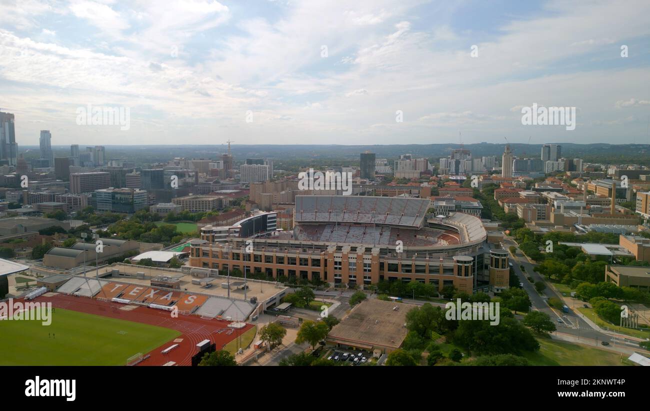 Texas memorial stadium night hi-res stock photography and images - Alamy