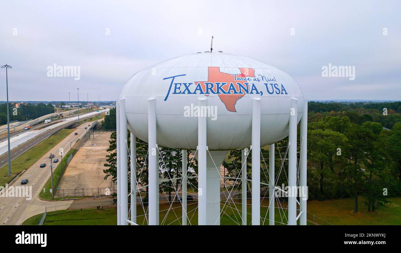 Map of texarkana hi-res stock photography and images - Alamy
