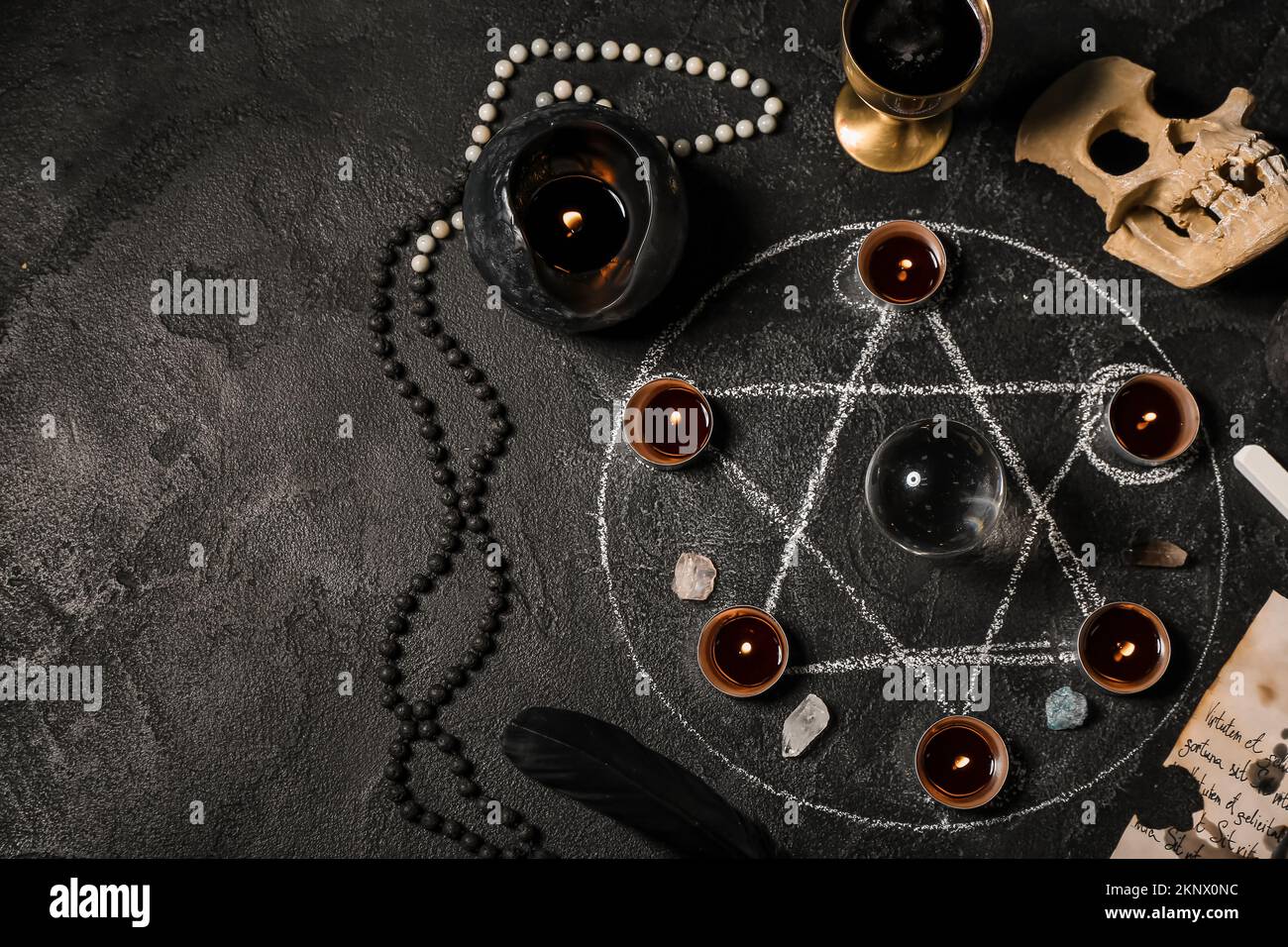 Necromancy table hi-res stock photography and images - Alamy