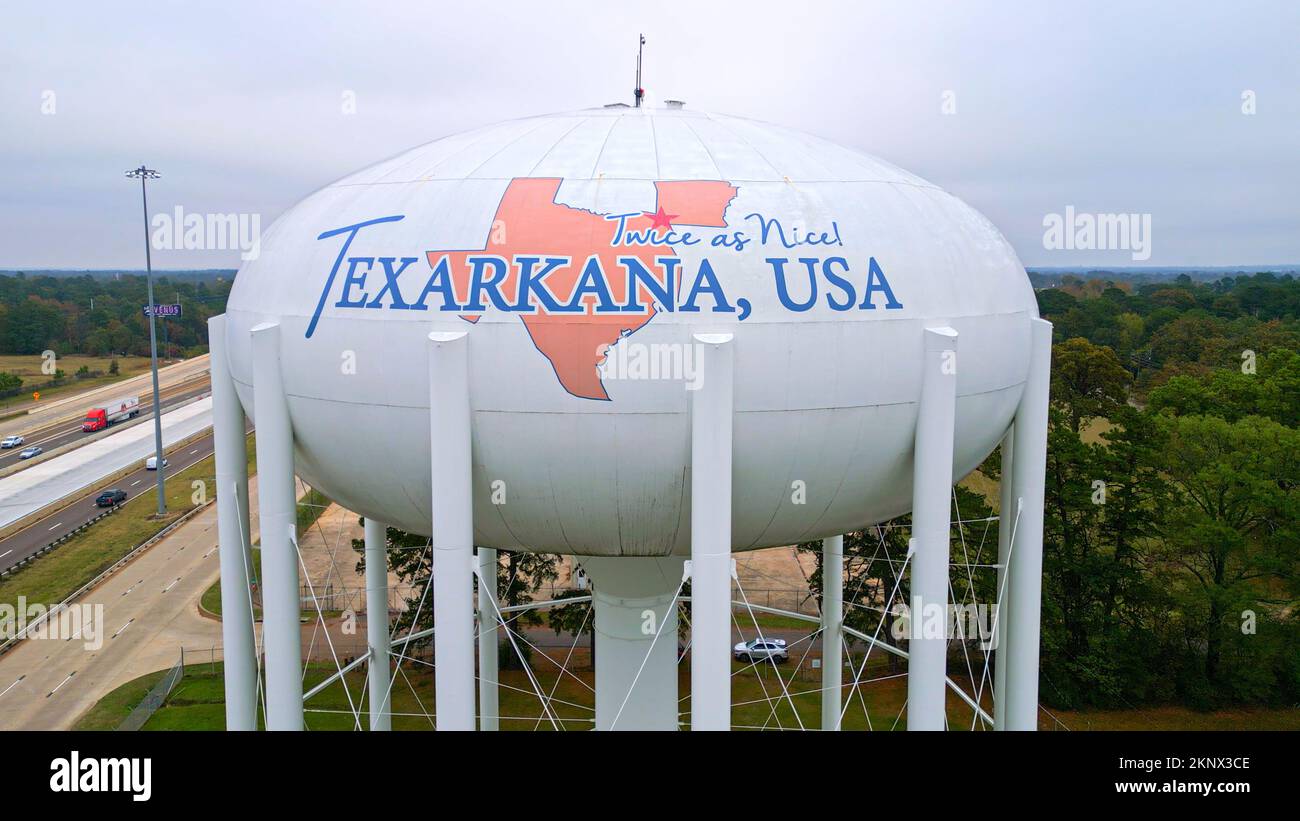 Map of texarkana hi-res stock photography and images - Alamy