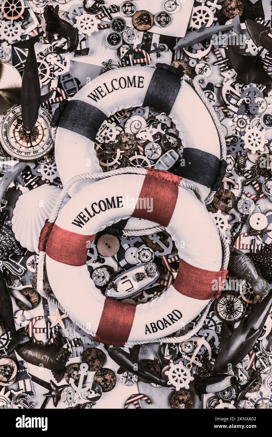 Sailing ship collage element hi-res stock photography and images - Alamy