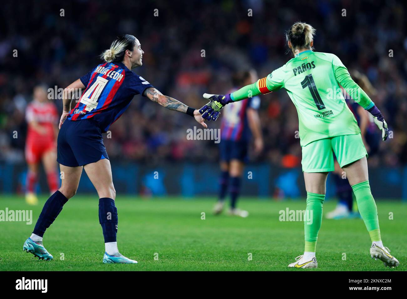 Barcelona, Spain. Credit: D. 24th Nov, 2022. Mapi Leon, Sandra Panos ...