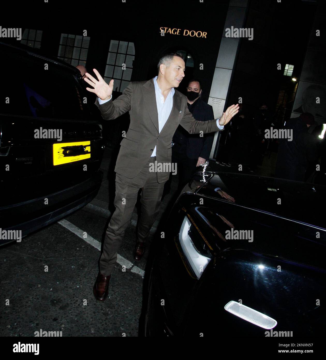 simon cowell and his good friends David Williams at the palladium 21-1 ...